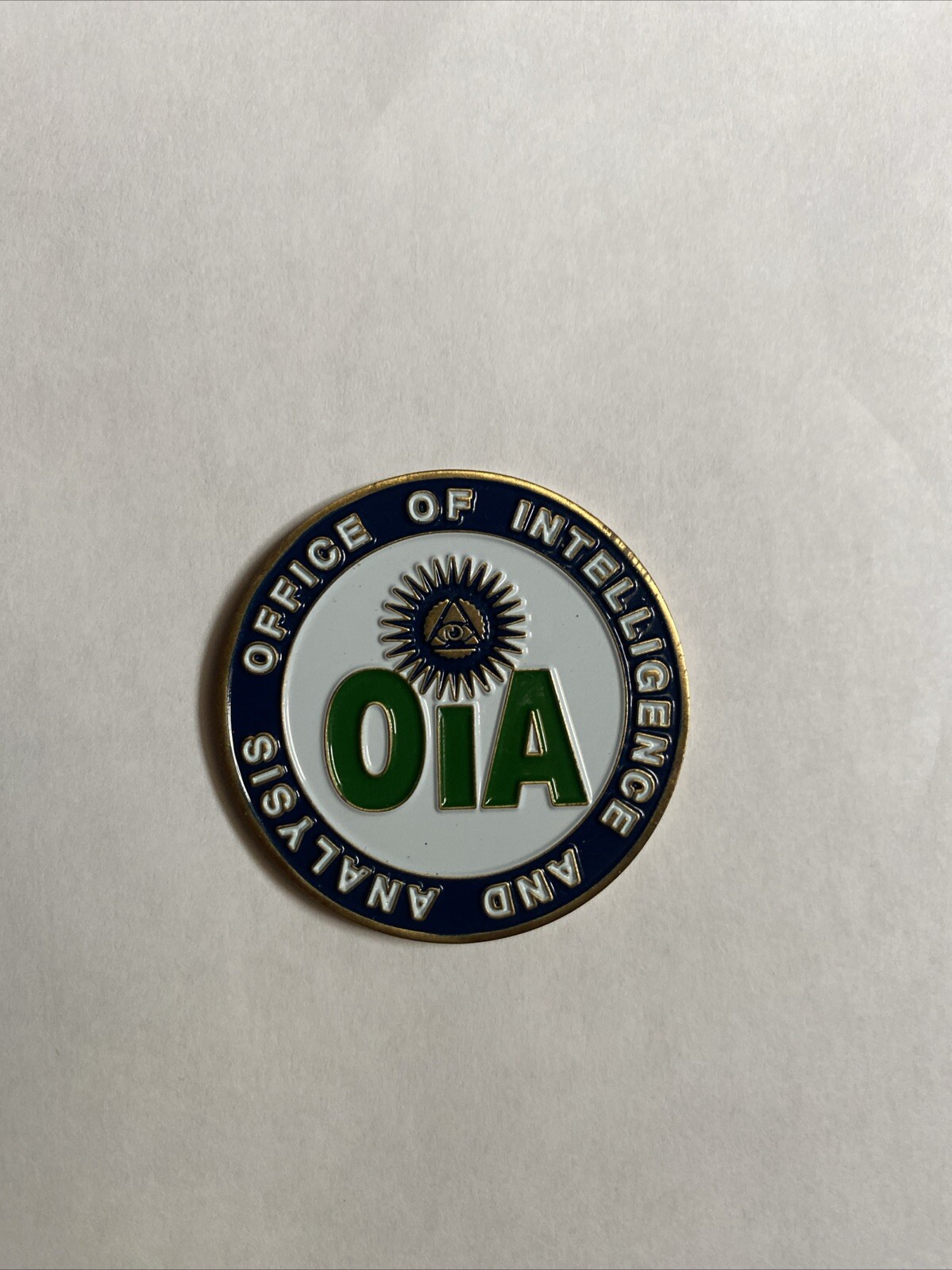 U.S. DEPARTMENT OF THE TREASURY OIA OFFICE OF INTELLIGENCE & ANALYSIS ...