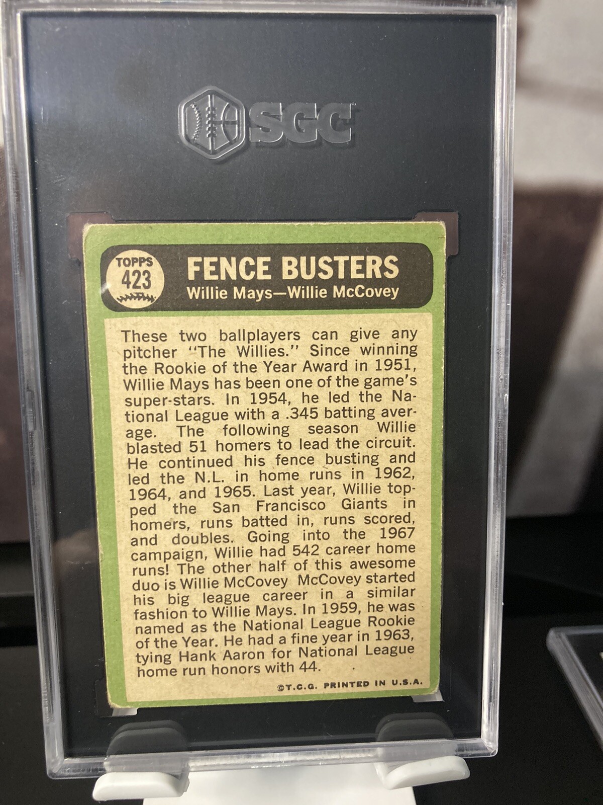 1967 Topps - #423 Willie Mays, Willie McCovey for sale online | eBay