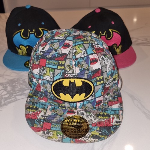 3 x BATMAN DC Comics Snapback Baseball Caps Hats | eBay Australia