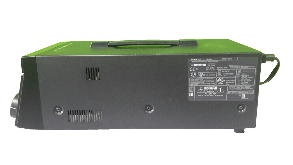 Sony PMW-1000 Compact XDCAM HD/SD SxS Memory Recording Deck | 9 Inputs ...