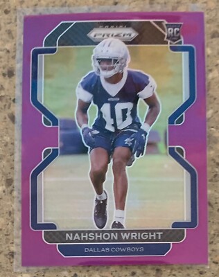 2021 Panini Purple Prizm Nashon Wright RC /125-Rookie Card-Dallas ...