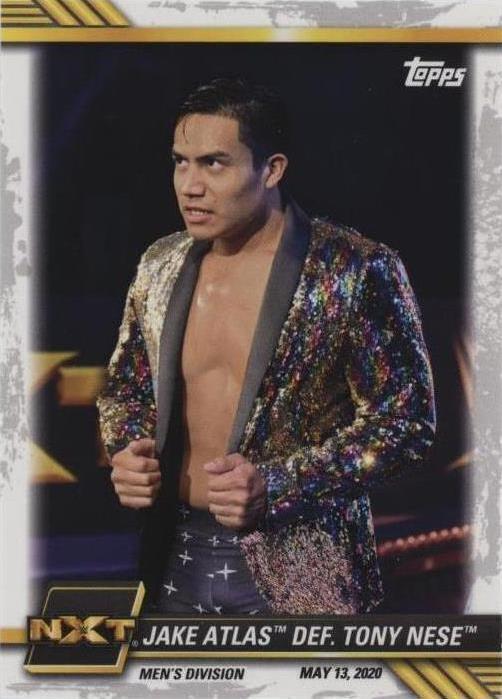 2021 Topps WWE NXT - Jake Atlas def. Tony Nese #25 for sale online | eBay