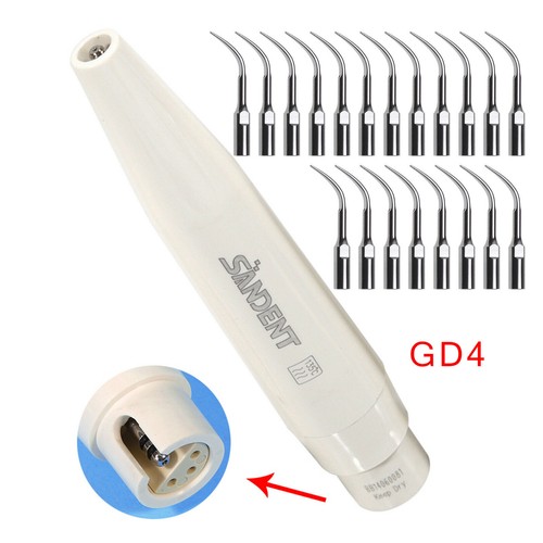 Dental ZEG Ultraschall-Scaler Handstück &Scaling Tips Spitze GD4 Fit ...