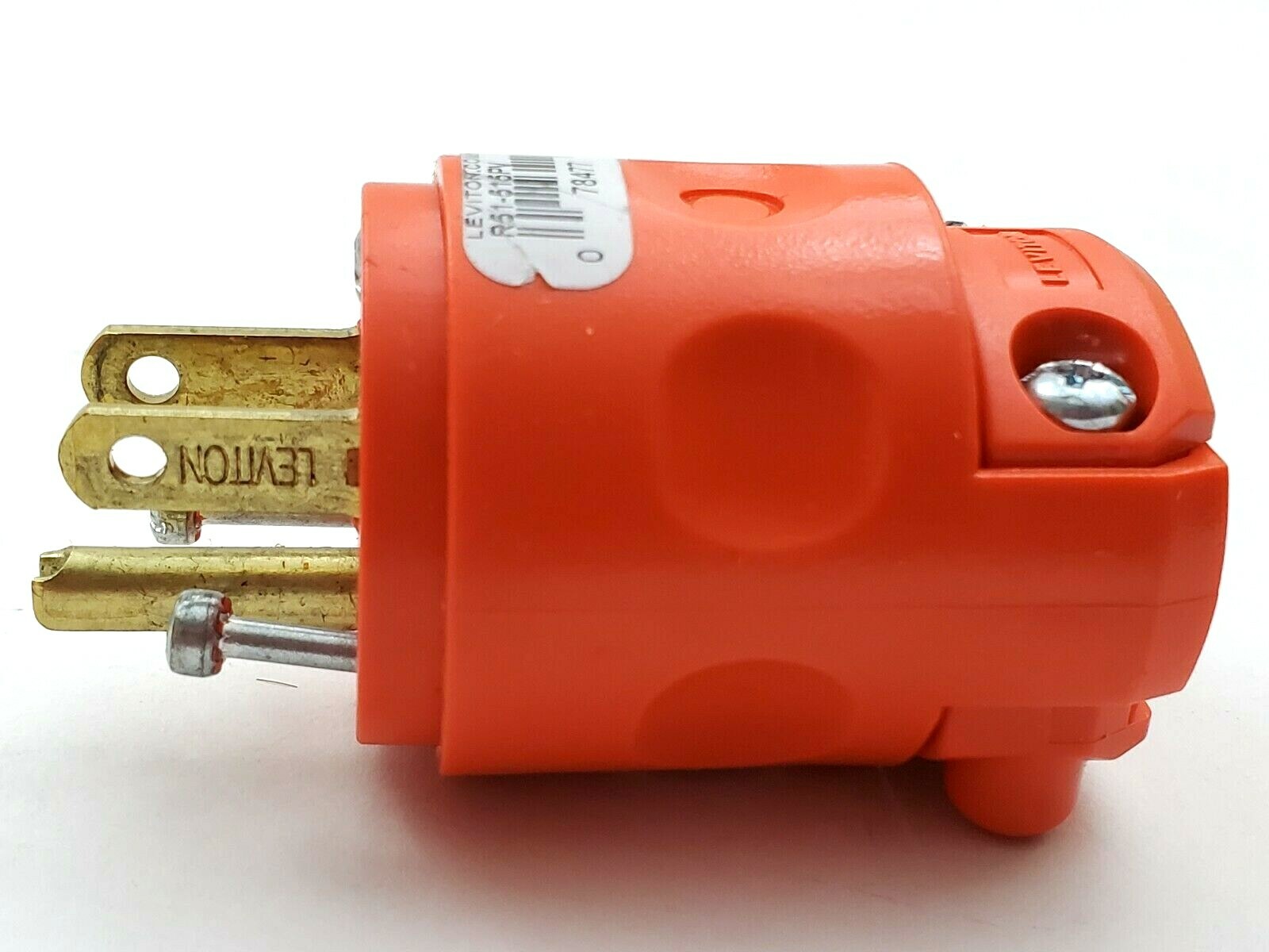 Leviton R51--515PV-OR Orange 15 Amp 125V 3 Wire Male 5-15P Cord Body | eBay