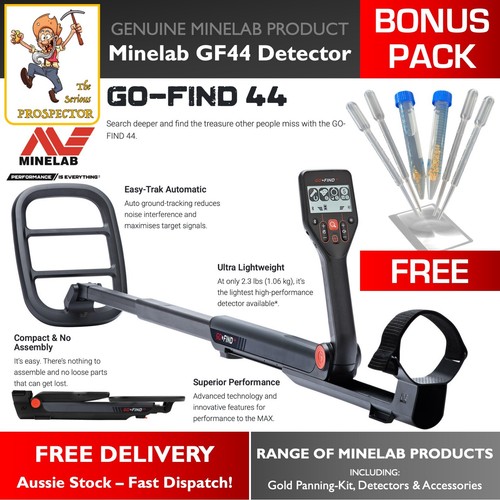 Minelab Go-Find 44 Metal Detector | GOFIND44 | Compact | Easy to ...