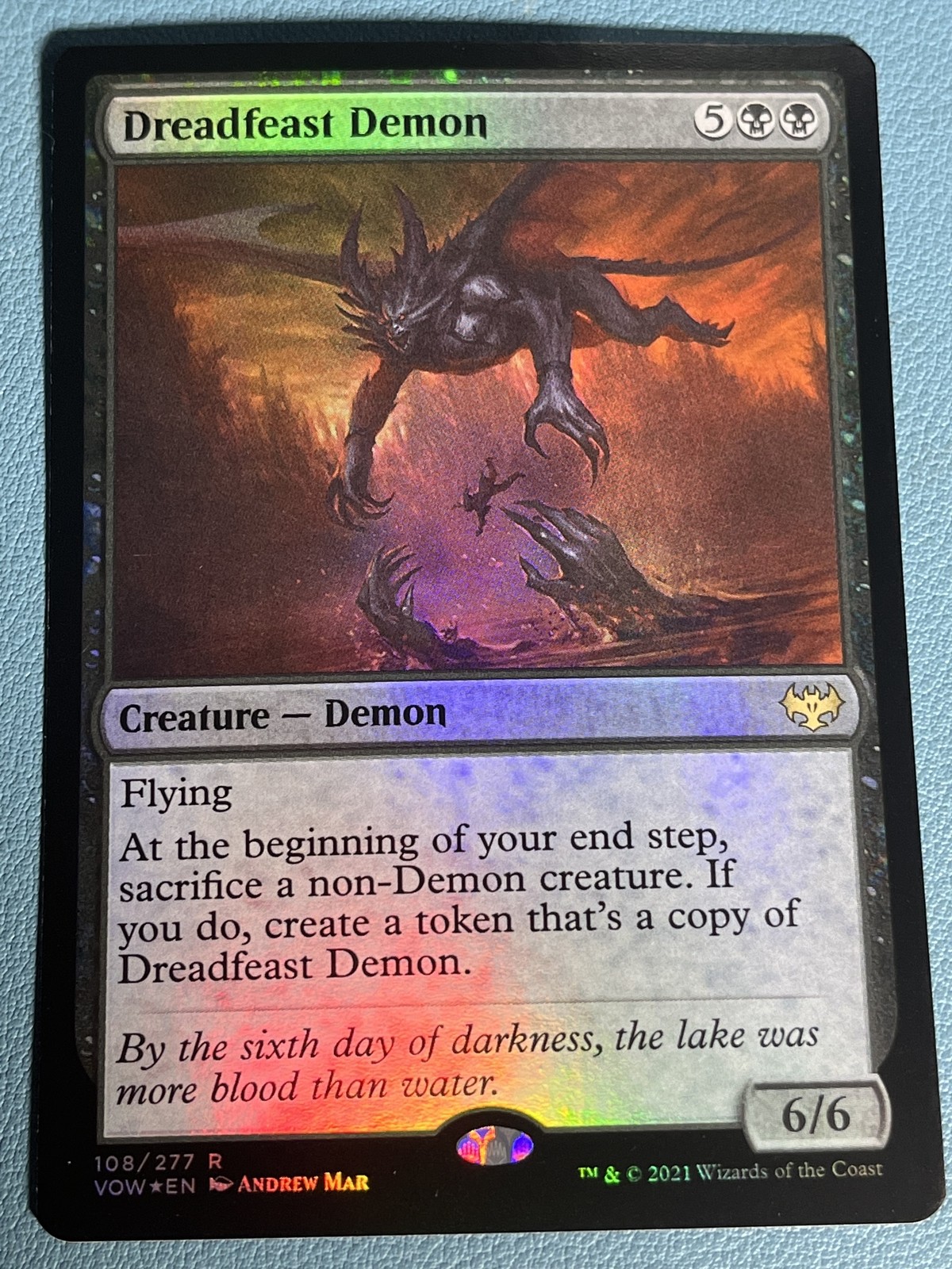 MTG Dreadfeast Demon Innistrad VOW NM | eBay