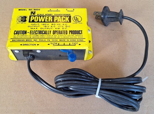 Bachmann 6600 Model Train Power Pack G-HO-N Scale | eBay