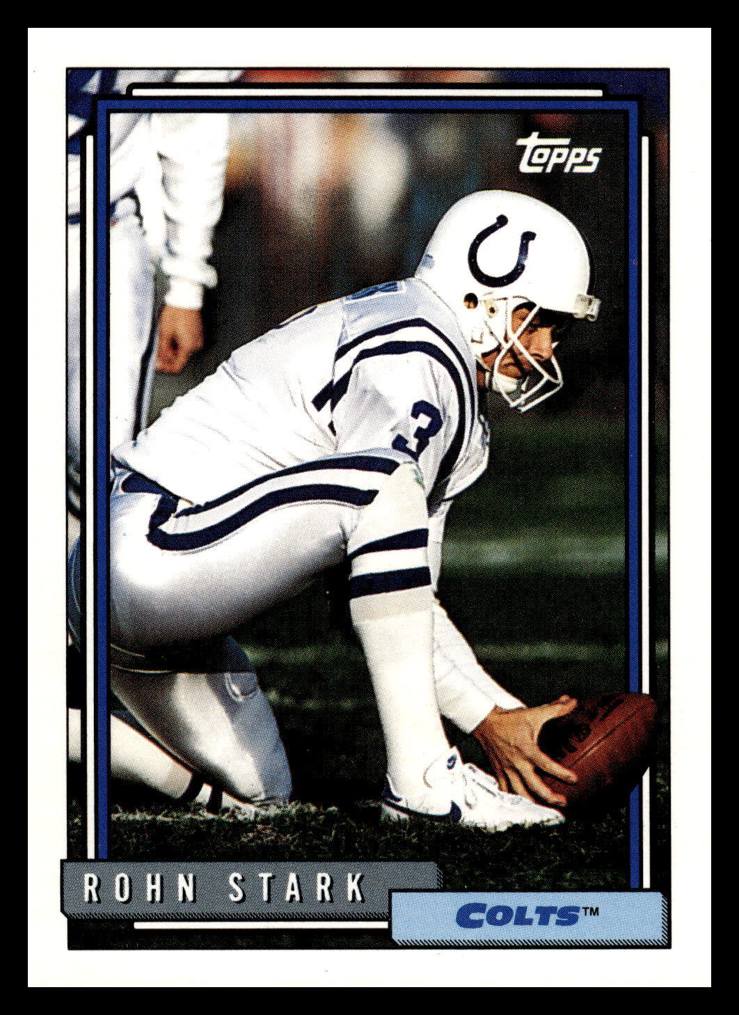 1992 Topps #438 Rohn Stark Indianapolis Colts Football Card NM | eBay