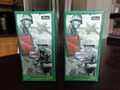LOT OF 2 WORLD WAR II LEADERS GEORGI ZHUKOV ERTL WILLIAM BRITAIN ...