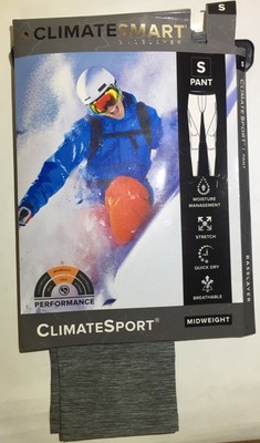 MEN'S CLIMATESMART CLIMATESPORT MIDWEIGHT BASE LAYER PANT $44 MSRP | eBay