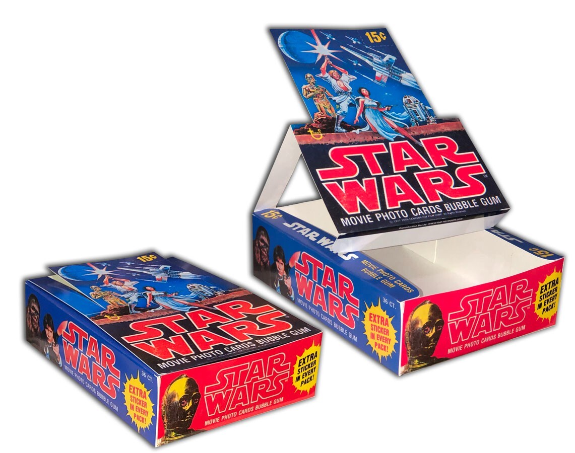 STAR WARS Gum Card Repro DISPLAY BOX (BOX ONLY!) | eBay