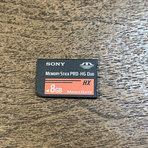 Sony 8GB Memory Stick PRO HG Duo HX Card for Sony PSP AUTHENTIC ...