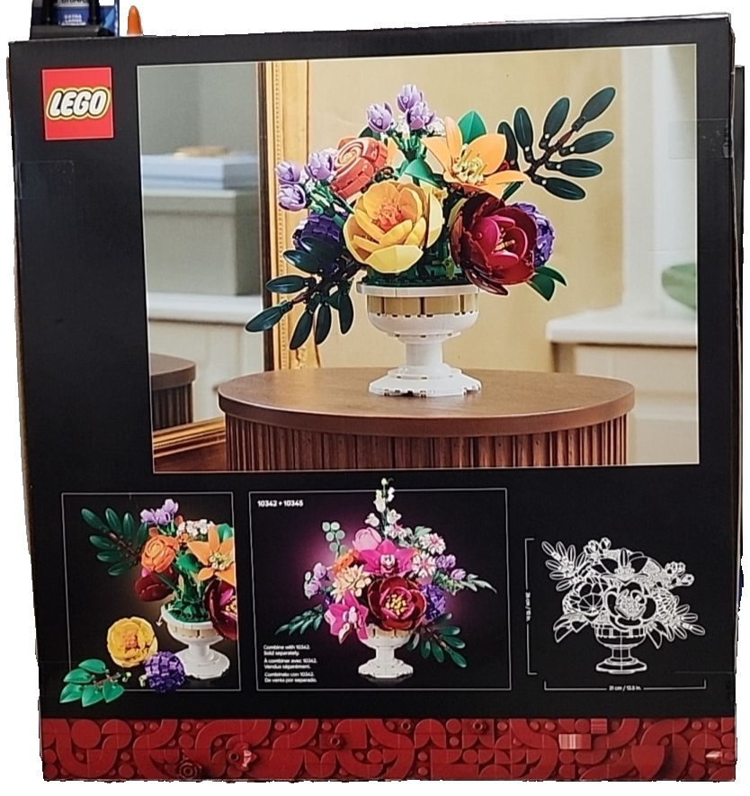 Lego 10345 Botanicals Flower Arrangement (1161 Pieces) NEW! | eBay
