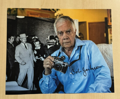 BOB JACKSON HAND SIGNED 8x10 PHOTO JFK PHOTOGRAPHER AUTOGRAPHED VERY ...