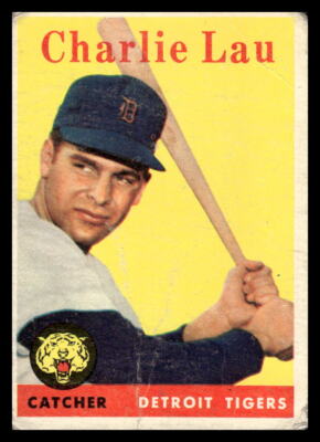 1958 Topps Charlie Lau #448 Detroit Tigers Baseball Card | eBay