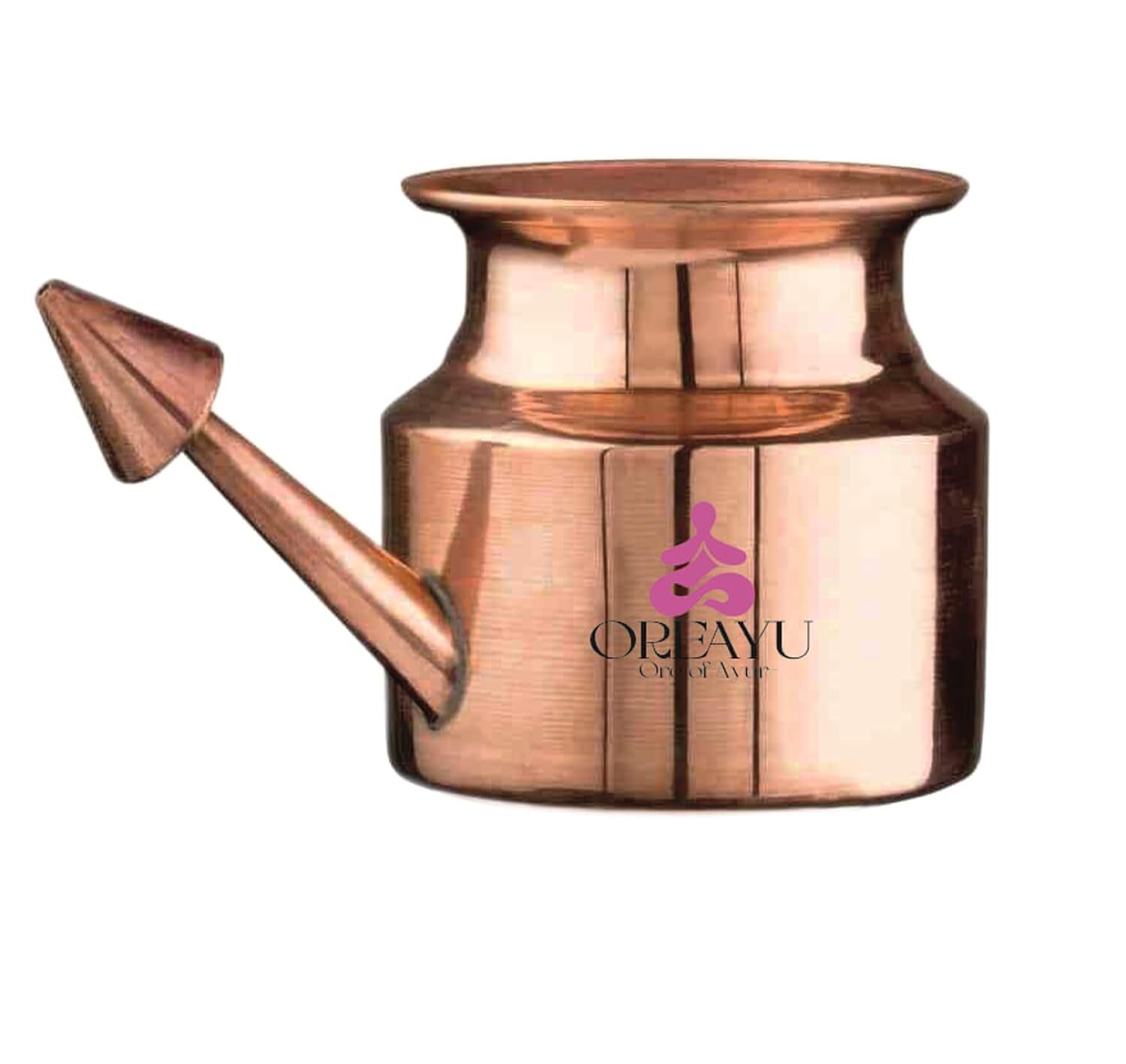 Copper Neti Yoga and Ayurveda Jala Neti Pot for Sinus, Nose Irrigation ...