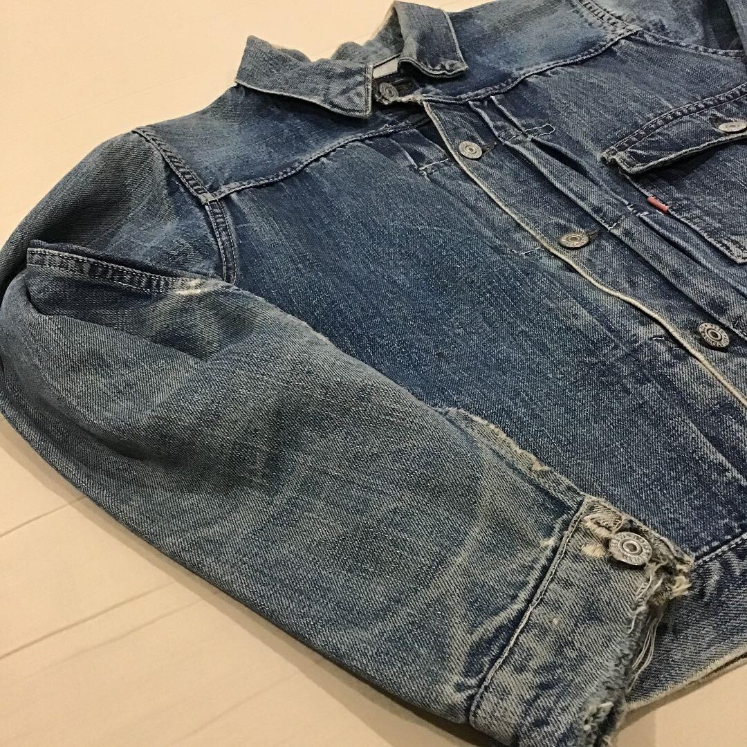 Levi's 1st Denim Jacket 506XX Big E 1950's Origina… - Gem