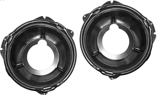 69-72 Chevy C10 Truck LH & RH Round Headlight Buckets **Premium Grade ...