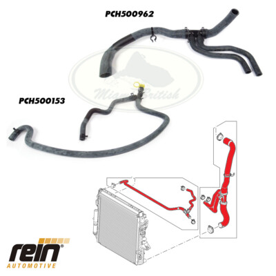 LAND ROVER RADIATOR HOSE SET RR SPORT LR3 V8 4.4L PCH500153 PCH500962 ...