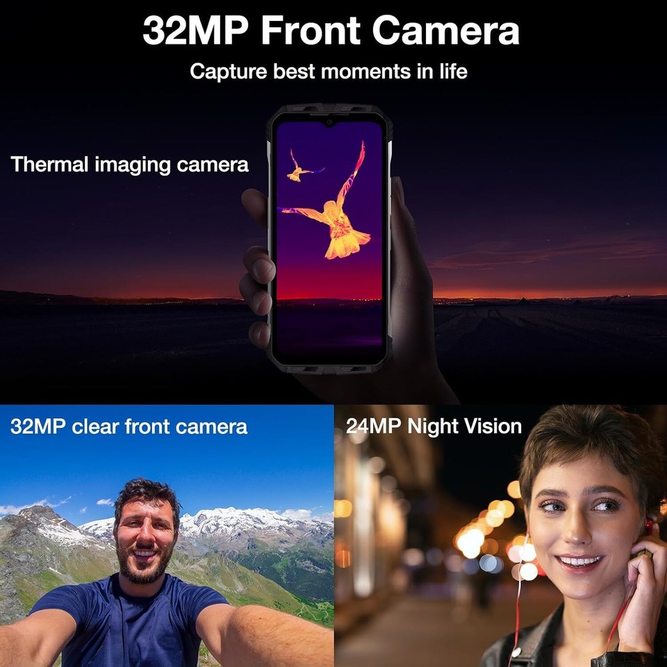 DOOGEE V31GT 5G Rugged Smartphone Unlocked 20GB+256GB Thermal Imaging ...