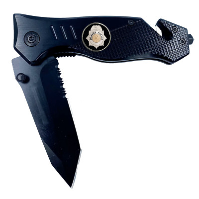 Denver Colorado Police 3-in-1 Tactical Rescue knife tool with Seatbelt ...