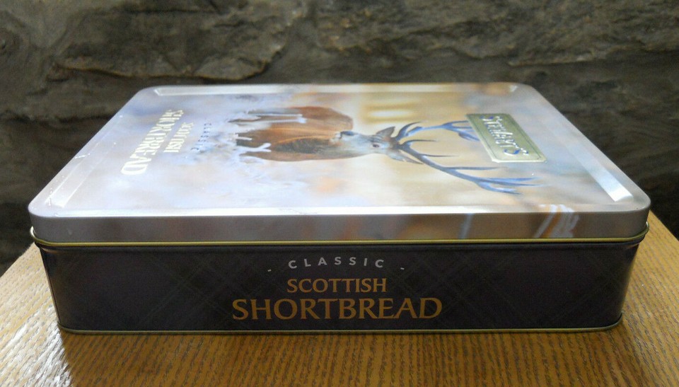 Stewarts Scottish Shortbread Biscuit Tin - Christmas - Stag ...