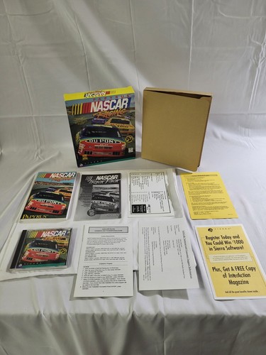 Papyrus Nascar Racing - Sierra - PC Big Box CD-ROM - Complete | eBay