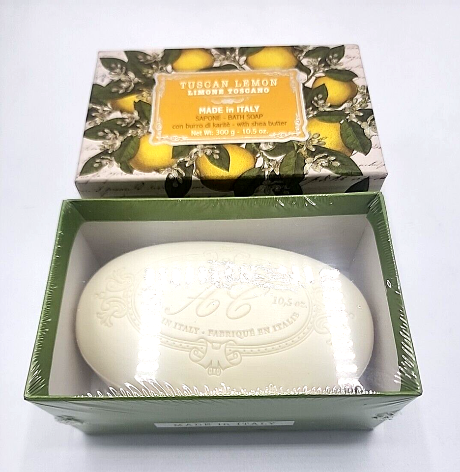 Tuscan Lemon Bath Soap Hand Made in Florence Italy 10.5 Oz New | eBay