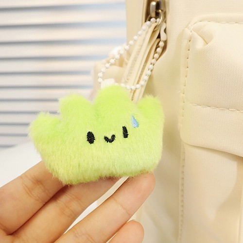 Cute Sweat Grass School Bag Pendant Fluffy Soft Stuffed Toy Backpack ...