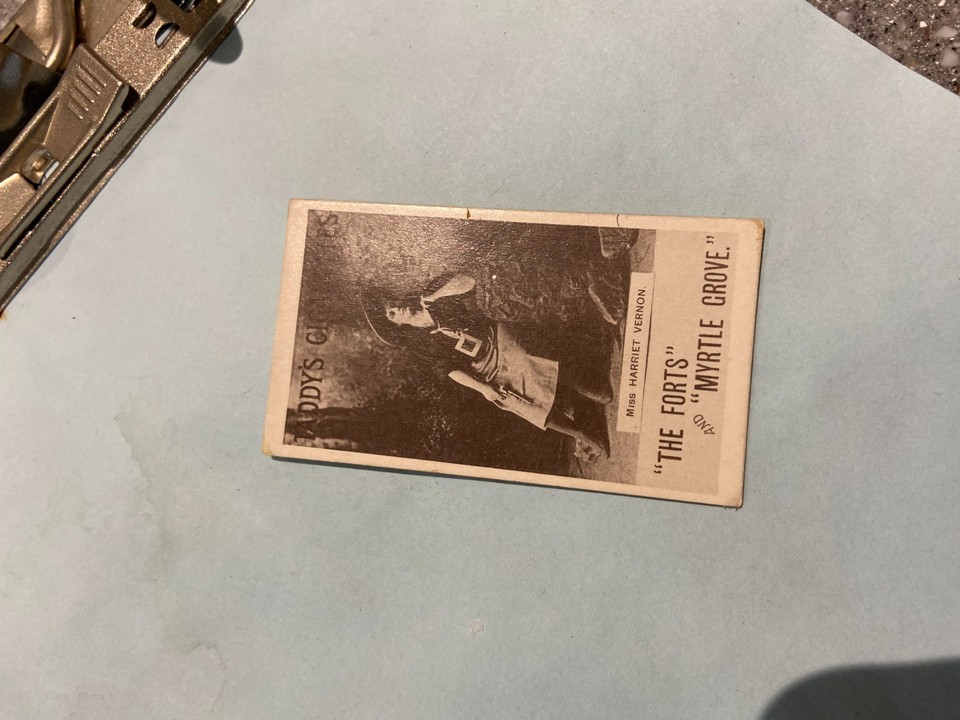 Vintage Taddy Forts Cellotype Actresses Cigarette Card Miss Harriet Vernon VGC | eBay UK