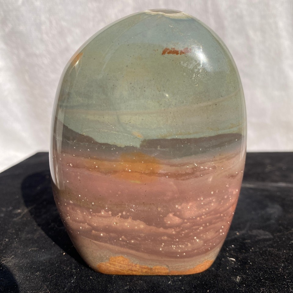 625g Natural Polychrome Ocean Landscape Jasper Stone Mineral Display ...