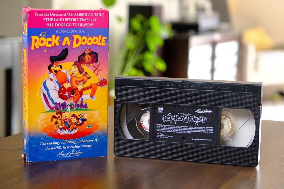 Rock a Doodle (1991) - VHS Animation Cartoon Family Children Classic ...