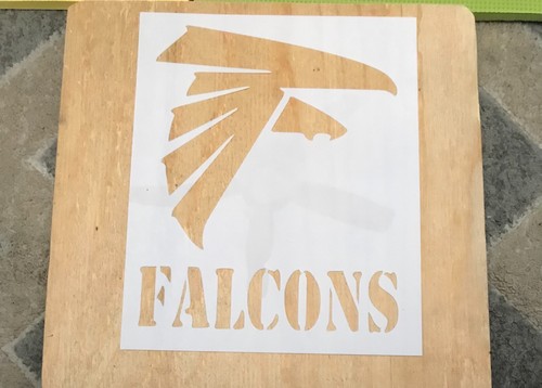NFL stencils for painting/tracing/drawing Size 8x10 Atlanta Falcons ...