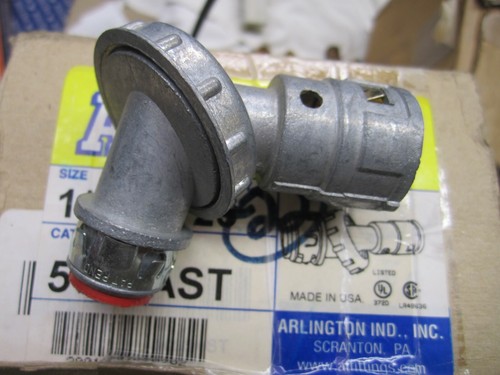 X 10 Arlington 5090AST 1/2" Zero to 90-Degree Conn Flex AC MC Flexible ...