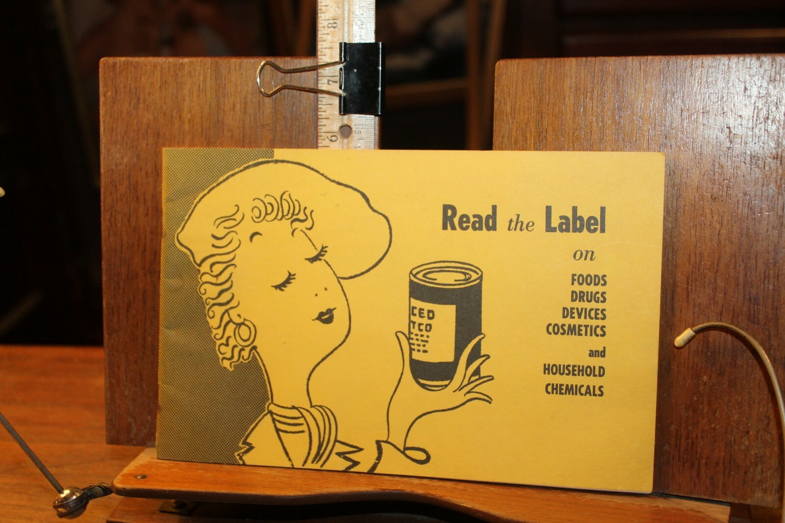 Vintage 1965 Read The Label Food Drugs USDA Booklet | eBay