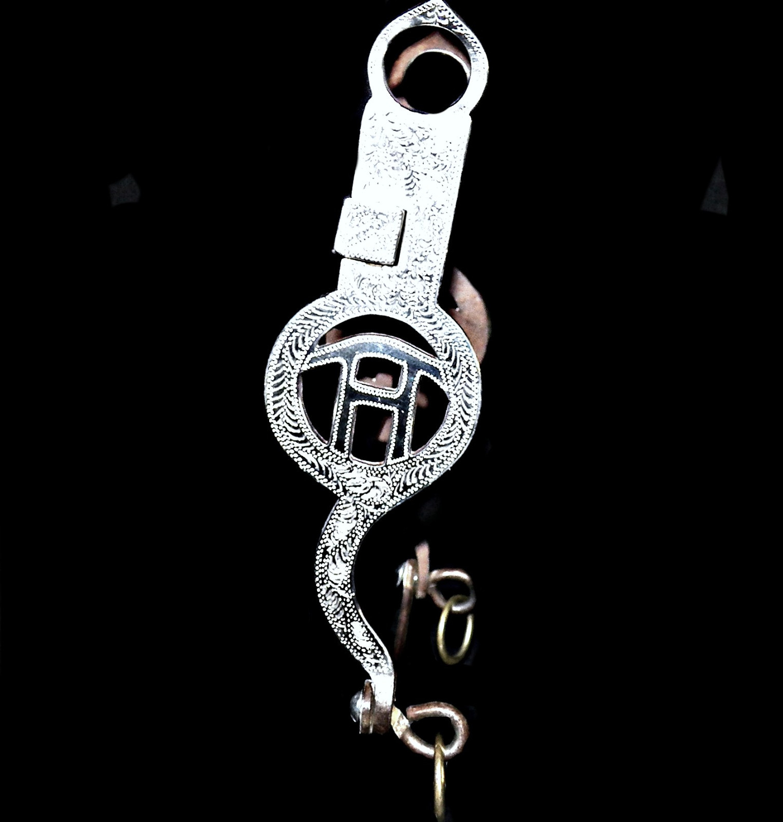 1992 SB Grant Maker Sterling Silver Rafter H Brand Circle Shank Cricket ...