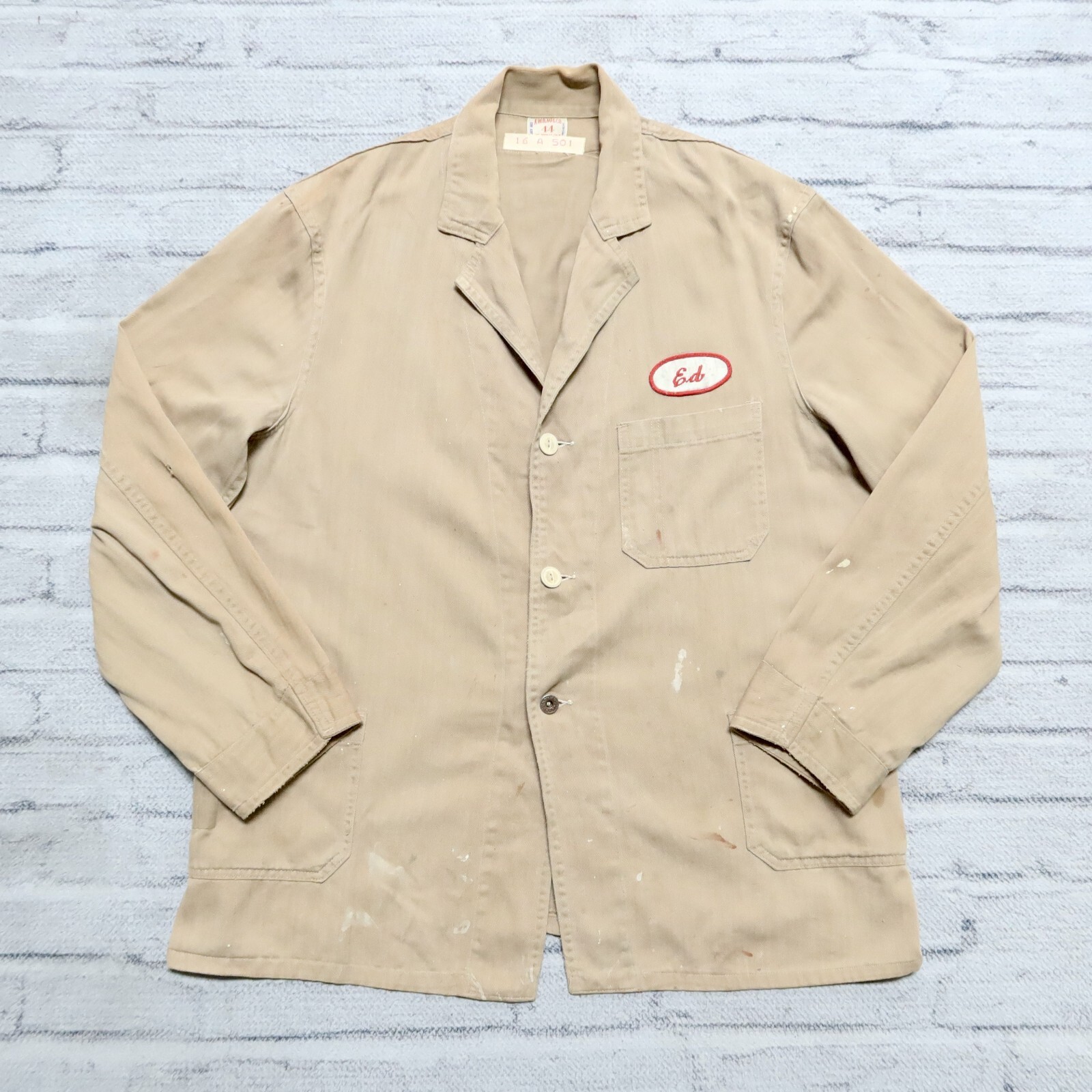 Vintage 50s 60s K.W.B. MFG Co Work Jacket Union Made … - Gem