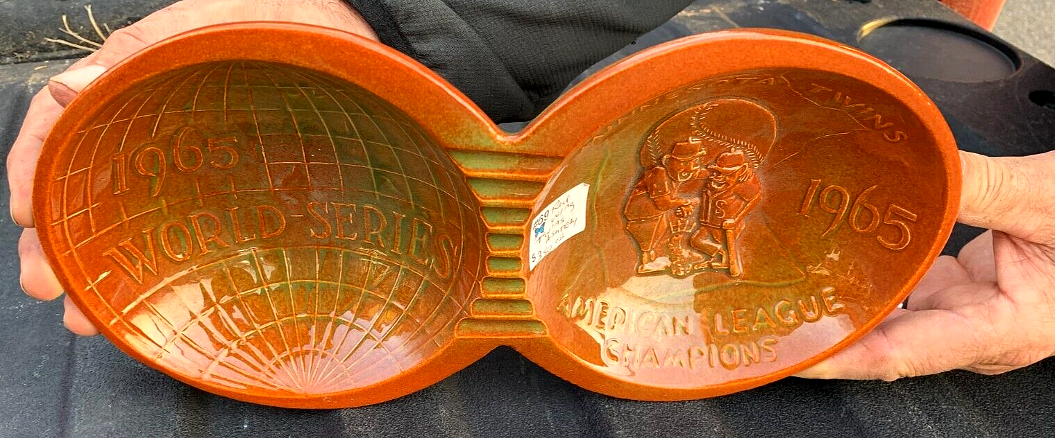 Vintage Rare Minnesota Twins Baseball Red Wing 1965 World Series Ash ...