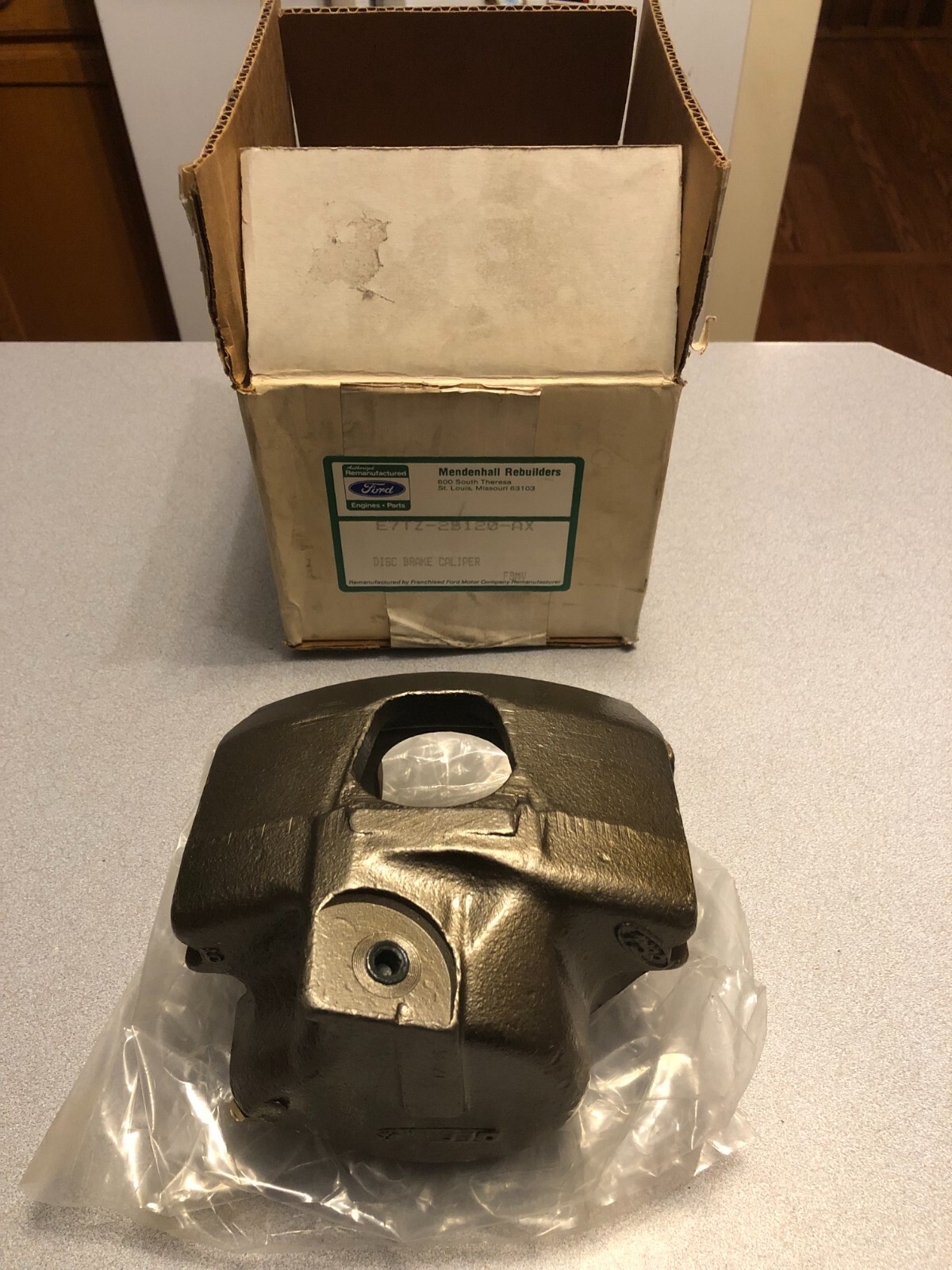 Ford E7TZ-2B120-AX Reman Front Right Passenger RF Brake Caliper for 89 ...