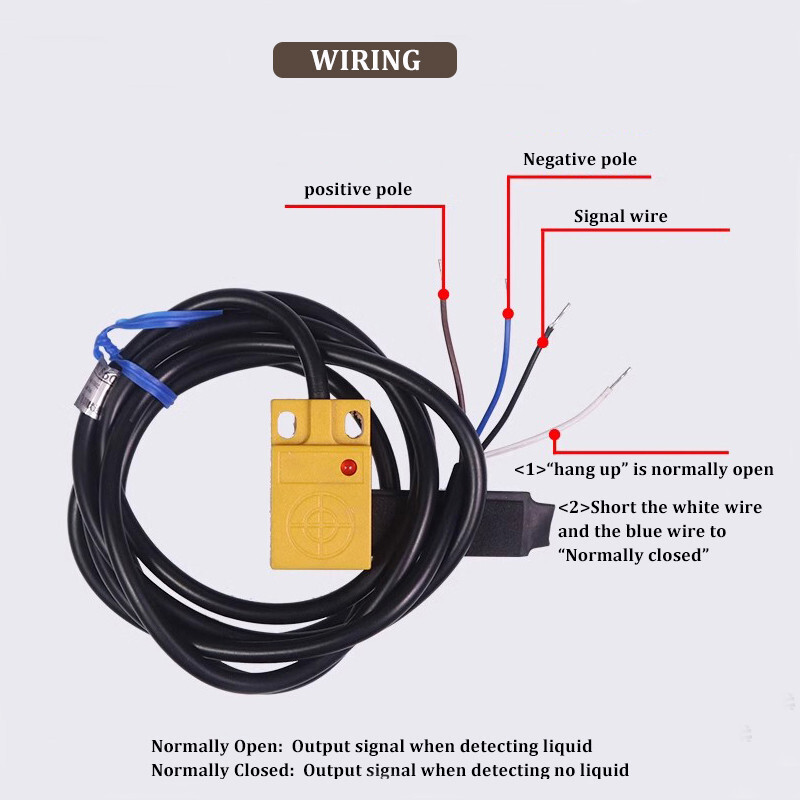 Non-Contact Liquid Level Sensor Water Alarm Induction Switch Detector ...