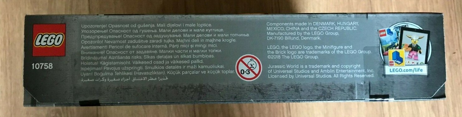 Lego 10758 Jurassic World T- Rex Breakout 150 pieces Age 4-7~New lego ...