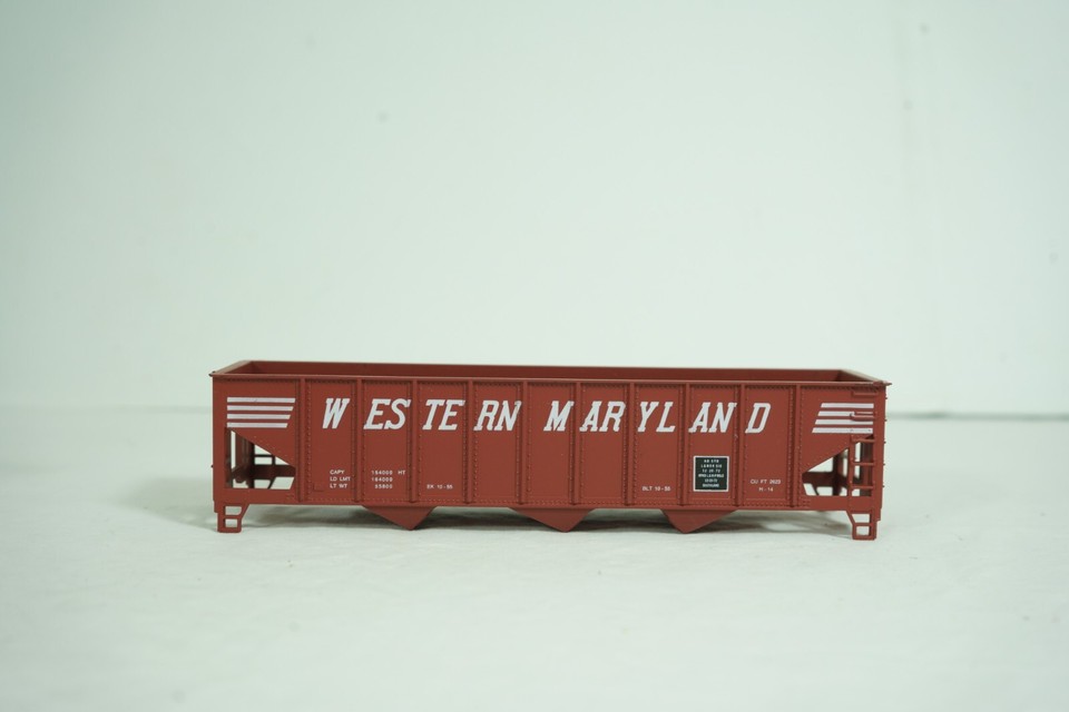 HO Scale Hopper Shell Lot 5x Western Maryland 2-Bay & 3-Bay Hoppers ...