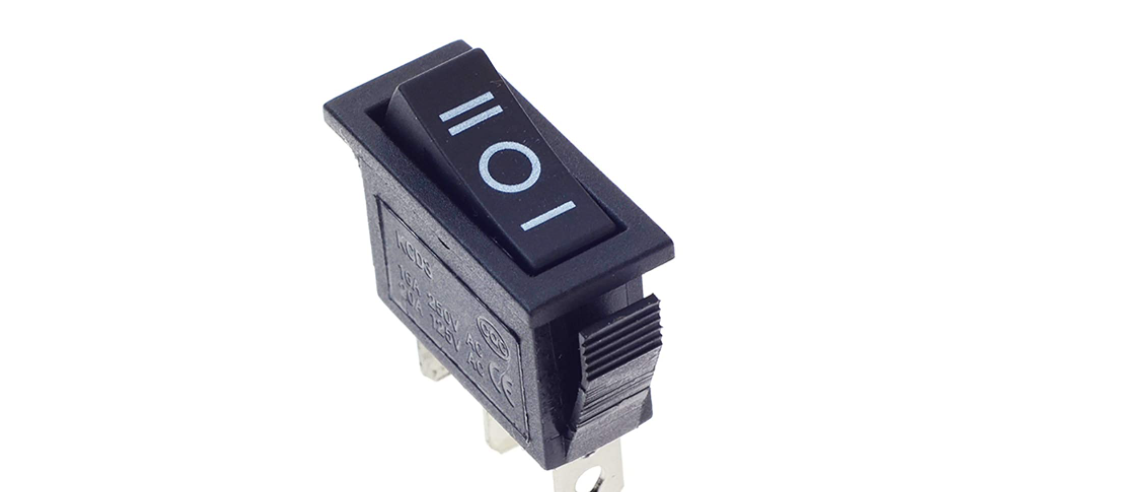 3-Pin 3-Way on off Button Switch for Household Appliances, HY35D ...