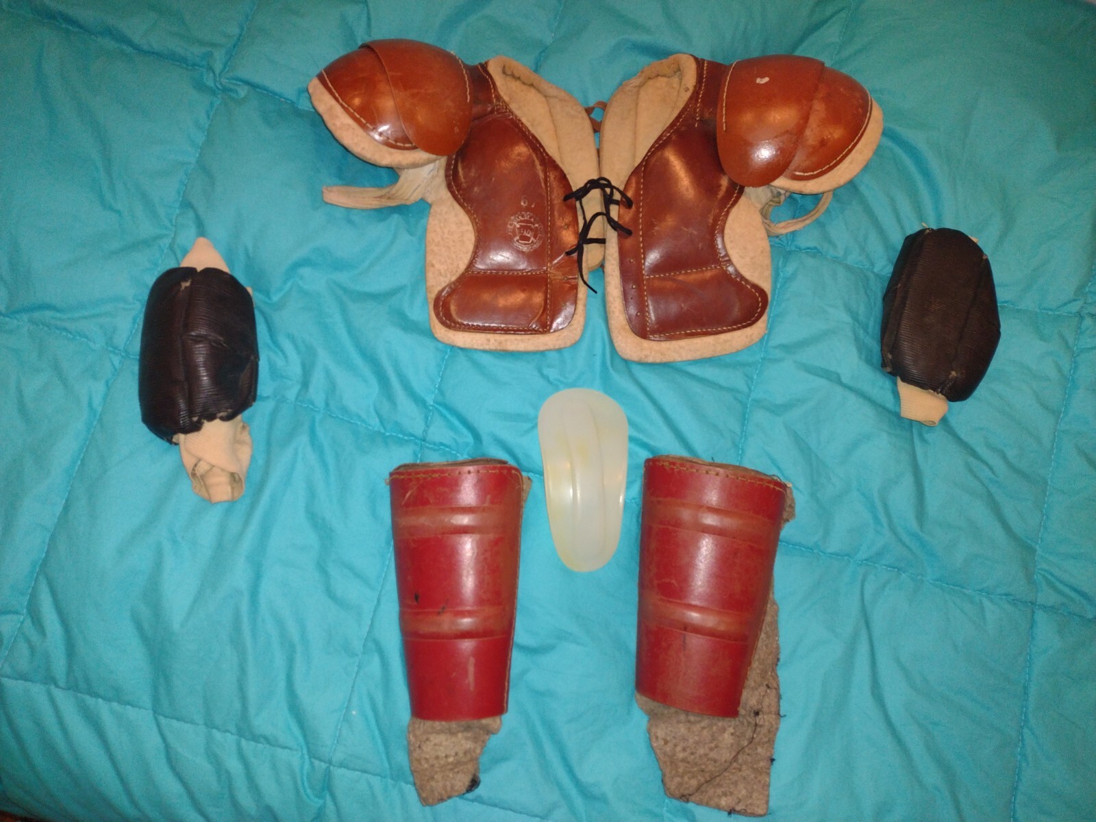 1900s Youth Kids Warrior Chest Protector ++ leg & elbo Guards Hockey ...