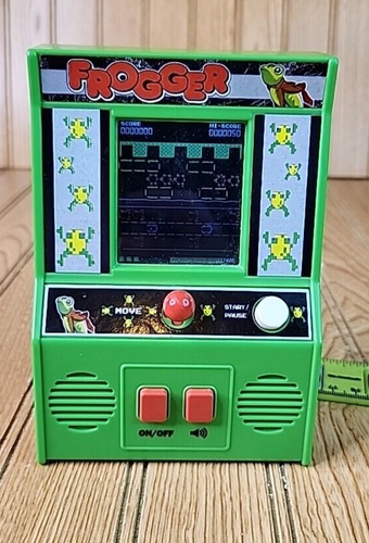 Konami Frogger Mini Arcade Game Works No Batteries Item 09550 | eBay