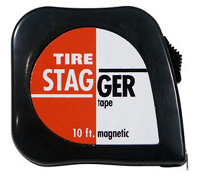 Race Car 10' Tire Stagger Tape Measure #1165 | eBay