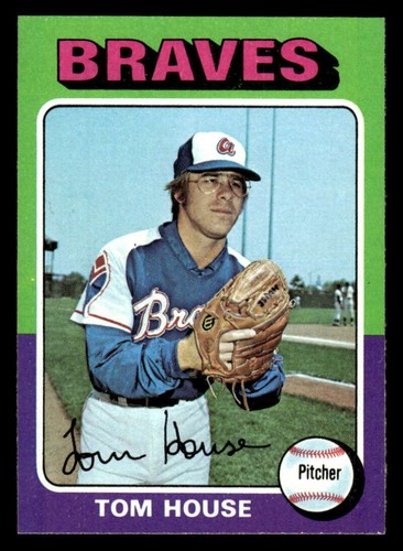 1975 TOPPS TOM HOUSE ATLANTA BRAVES #525 EX-MT+ X6065 | eBay