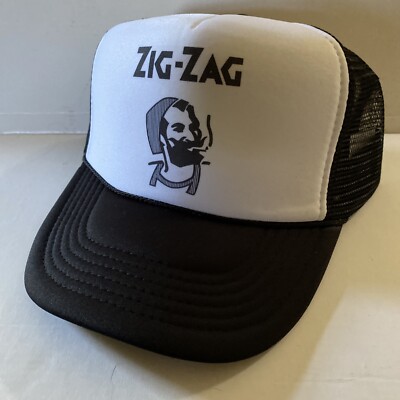 Vintage Zig-Zag Hat Smoke Trucker Hat snapback Black Party Summer Cap | eBay