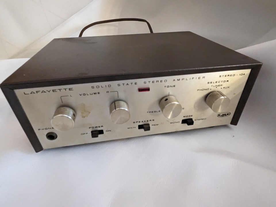 Vintage Lafayette Stereo 10A Solid State Stereo Amplifier LRE Japan ...