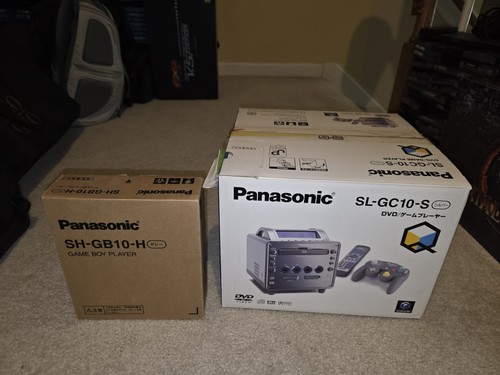 GAMECUBE Q Console Boxed Panasonic Complete + Game Boy PLAYER IN BOX ...